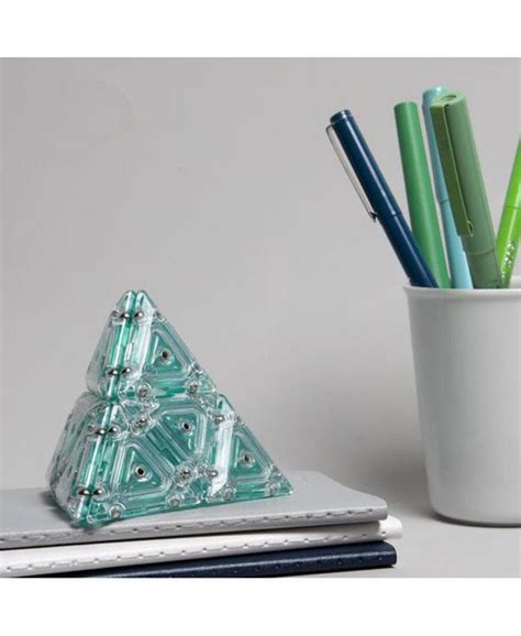 Speks Aqua Pyramid Magnetic Triangles Set Of 12 Fidget And Building Toy Macys