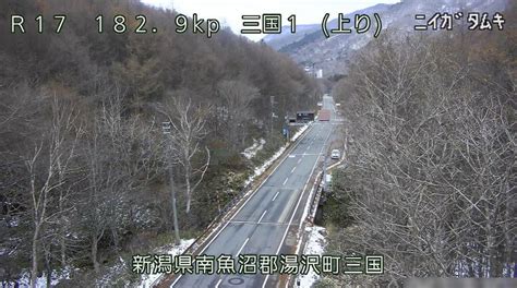 国道17号三国ライブカメラ新潟県湯沢町三国 ライブカメラdb