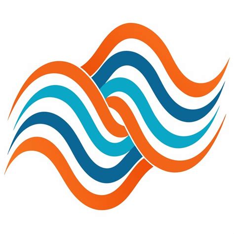 Wavy Overlapping Lines Fluid And Dynamic Movement Design Premium Ai Generated Vector