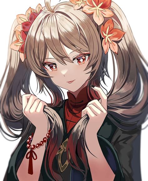 Hu Tao Genshin Impact Drawn By Silencegirl Danbooru
