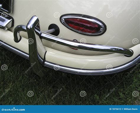 Automobile Rear Tail Lamp And Bumper Stock Photo Image Of Bright Chrome