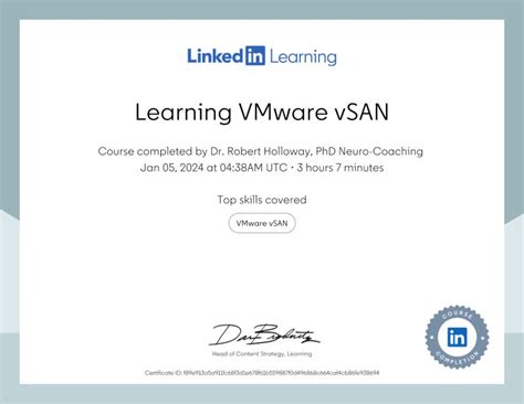 Dr Robert Holloway Phd Neuro Coaching On Linkedin Certificate Of