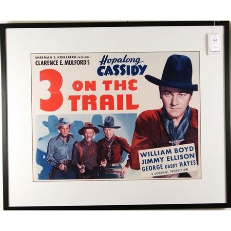 Hopalong Cassidy 3 On The Trail 1936 Poster