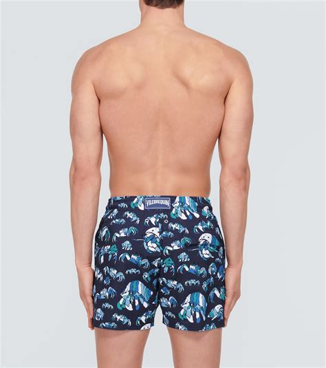 Printed Swim Trunks In Blue Vilebrequin Mytheresa
