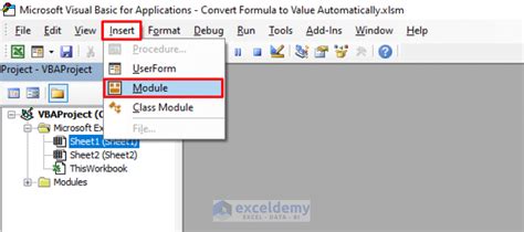 Excel Vba Convert Formula To Value Automatically 2 Easy Methods