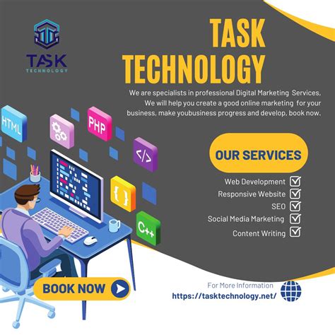 Task Technology On Linkedin Webdevelopment Graphicdesign Seo Uiux