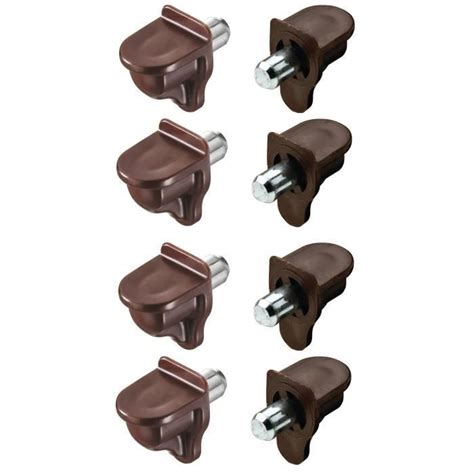 Taquet étagère Non spécifié Lot de 8 Marron 5mm Plastique Cdiscount Bricolage