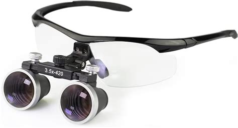 Dentasop Loupes dentales 2 5 X 3 5 magnificación Binocular Magnifier