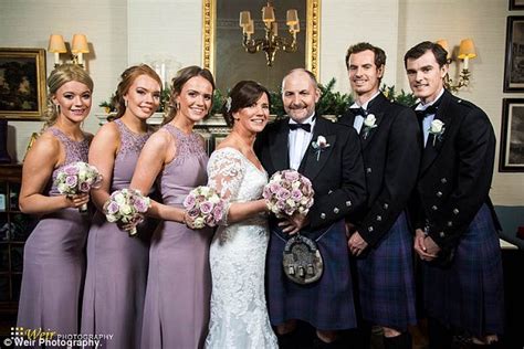 Andy Murray And Brother Jamie Murray Watch Father Willie Get Married At