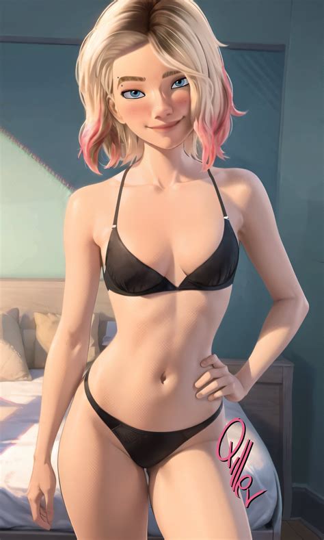 Rule 34 1girls 2d Ai Generated Bedroom Eyes Black Bra Black Panties