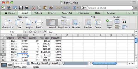 MS Excel 2011 For Mac Freeze First Row And First Column