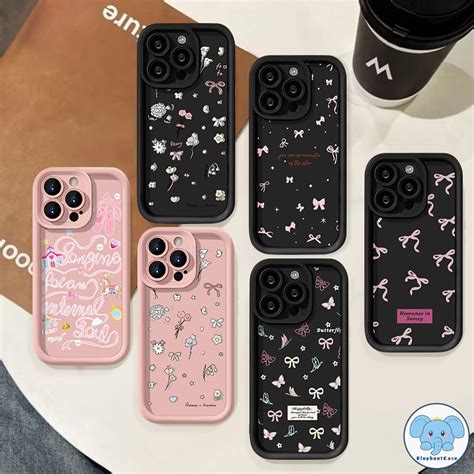 เคส Dandelion Bowknot Pink น่ารักสำหรับ Oppo A57 A78 A17 A38 A15 A77 A9