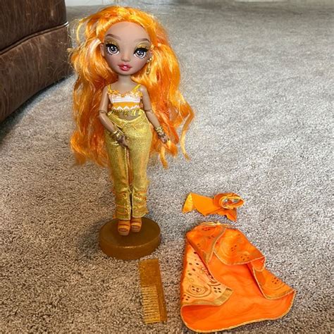 Toys Rainbow High Fashion Doll Meena Fleur Saffron Gold Poshmark