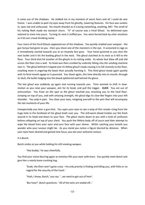 A Fan Made Fallout Story R Fallout