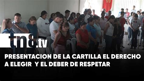 Presentan en Matiguás Cartilla el Derecho a Elegir y el Deber de Respetar