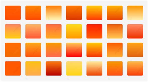 Orange Shades Gradients Big Set Background Design Orange Blur