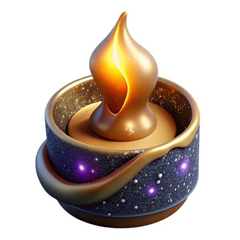 Wonderful Contemporary Flickering Candle Flame Representing Passing