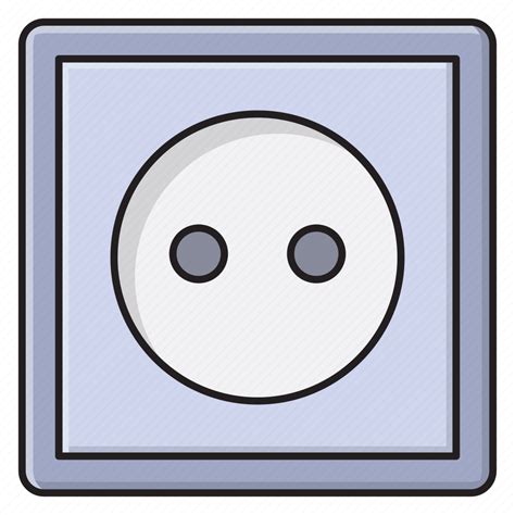 electric plugin power socket switch icon download on iconfinder