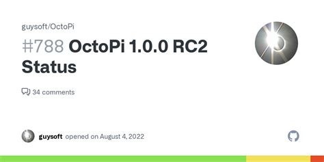 octopi 1 0 0 rc2 status · issue 788 · guysoft octopi · github