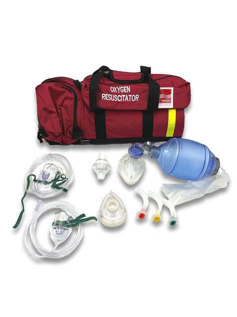Small Resuscitation Kit Little Red Without Regulator Mega Medical