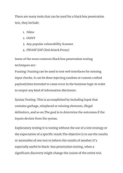Ppt Black Box Penetration Testing Advantages Disadvantages