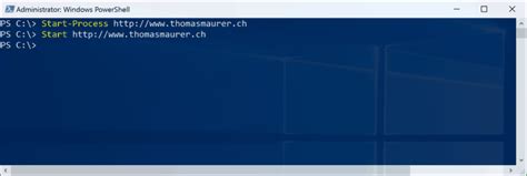 open website from powershell thomas maurer
