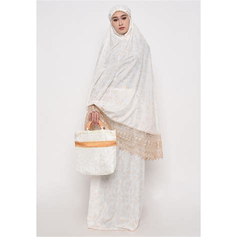 Jual Java Seven Mukena Wanita Stm 068 Beige Shopee Indonesia