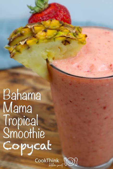 Bahama Mama Tropical Smoothie Copycat Cookthink