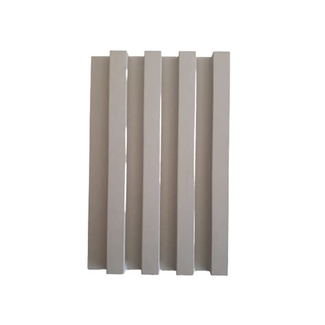 Panou Decorativ Tip Riflaj Lemn Masiv Infoliat Gri Casmir X Cm EMAG Ro