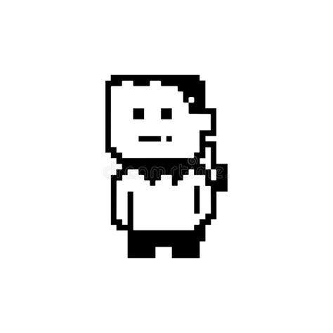 Pixel Art Characters Vector Illustration Stock Vector Illustration Of Animation Sign 402610630