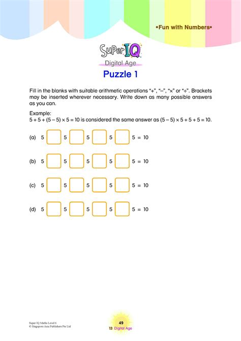 Super Iq Maths Level 6 11 12 Years Openschoolbag