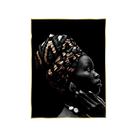 Obraz Na Szkle W Ramie African 80 X 120 Cm Leroy Merlin