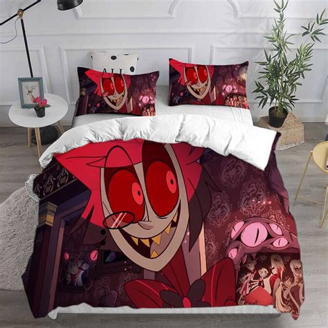 Alastor Bedding Set Alastor Hazbin Bedding Set Hazbin Hotel