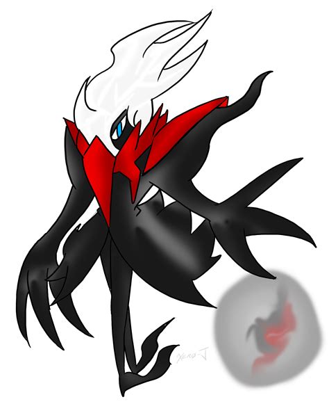 Mega Darkrai Sketch By Xero J On Deviantart