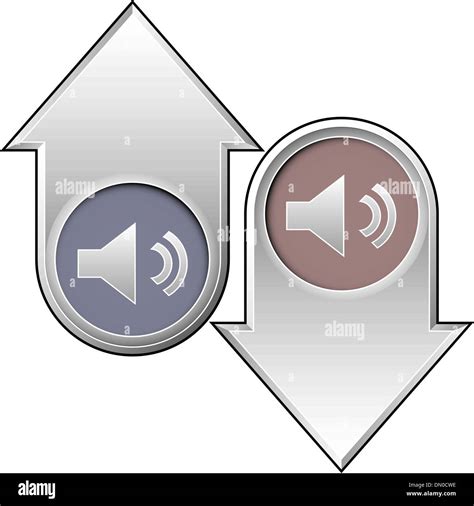 Volume Media Player Buttons Stock Vector Image Art Alamy