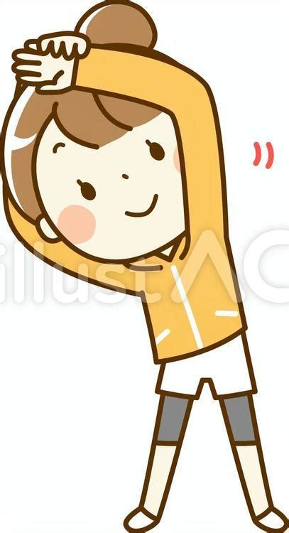 Free Vectors Women Stretching