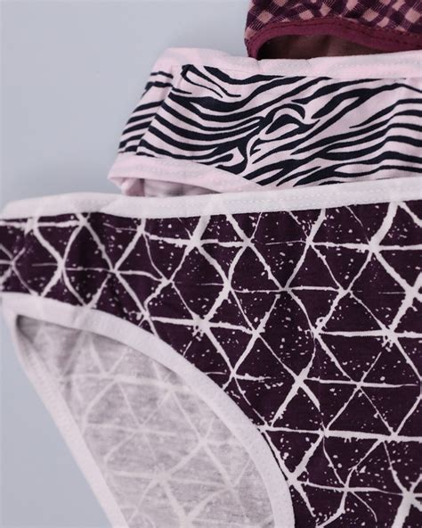 Cotton Lycra Panties Set In 3 Pieces Size L Daraghmeh
