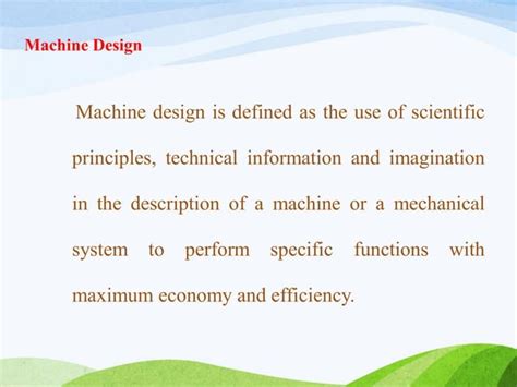 Fundamentals Of Machine Design Pdf