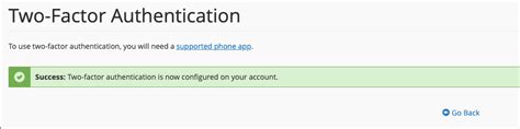 two factor authentication 2fa on cpanel webmail
