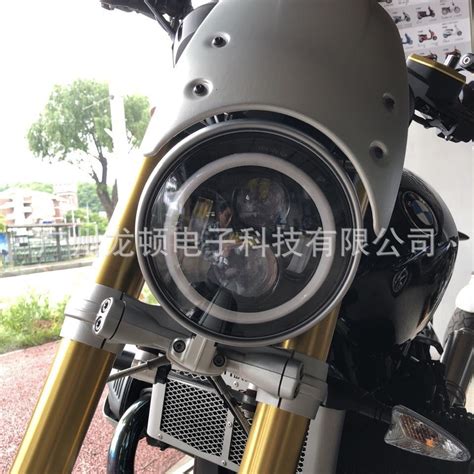 7inch适用于哈雷吉普牧马人大灯 摩托车灯改装 45w汽车led大灯 阿里巴巴