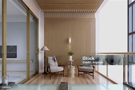 3d 렌더링 3d 그림 인테리어 장면 및 모형 열린 발코니 좌석에서 3d 현대 및 열대 스타일을 렌더링합니다 건물 외관에 대한 스톡 사진 및 기타 이미지 Istock