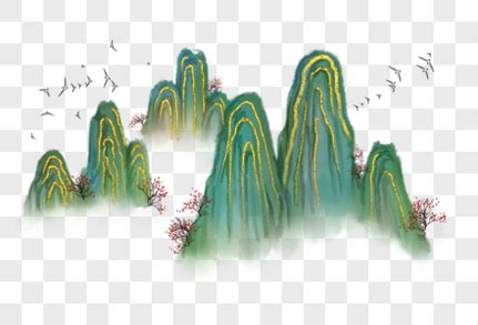 水墨青山元素素材下载 正版素材401050185 摄图网