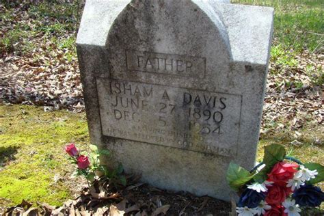 Isham A Davis 1890 1954 Find A Grave Memorial