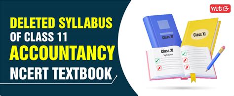 Deleted Syllabus Of Class 11 Accountancy 2023 24 MTG Learning Media