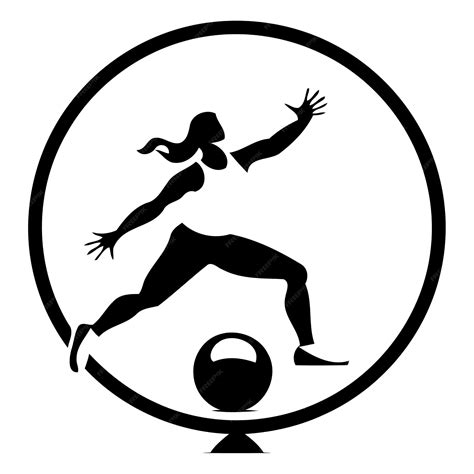 Premium Vector Girl Playing Soccer Vector Illustration In A Flat