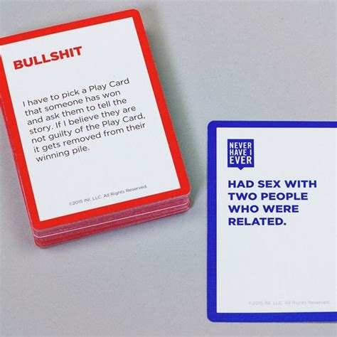Never Have I Ever Basic Card Game Aboxnz