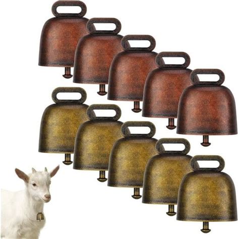 Lot De 10 Cloches De Vache Artisanales Cloches De Chèvre Cloches En