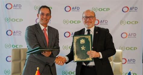 Le Groupe Ocp Et Sace Signent Un Accord Majeur De Financement Vert Au
