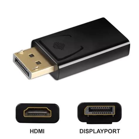Adaptateur Displayport Mâle Vers Hdmi Femelle Ultra 4k 1080p