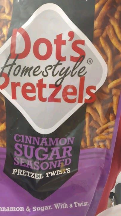 Dots Homestyle Pretzels Cinnamon Sugar Seasoned Pretzel Twists Youtube